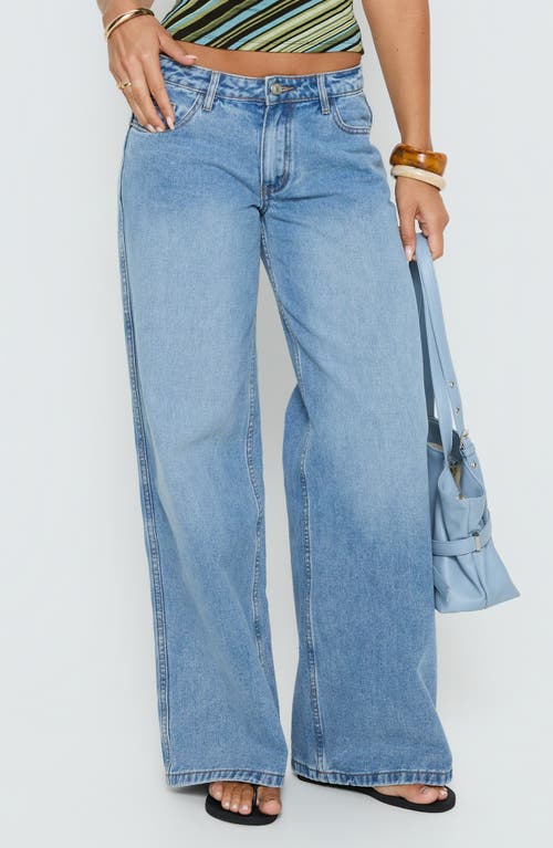 PRINCESS POLLY Princess Polly Ramos Low Rise Wide Leg Jeans
